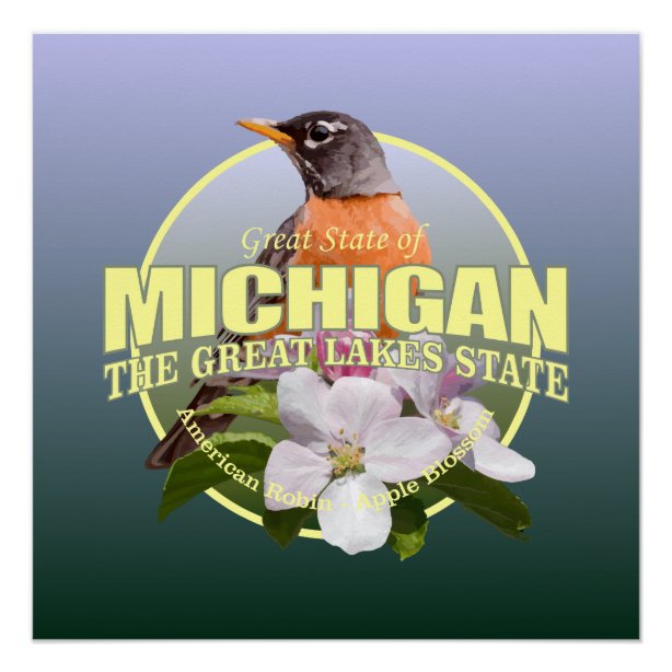 Michigan State Flower Apple Blossom Art & Wall Décor | Zazzle.co.uk