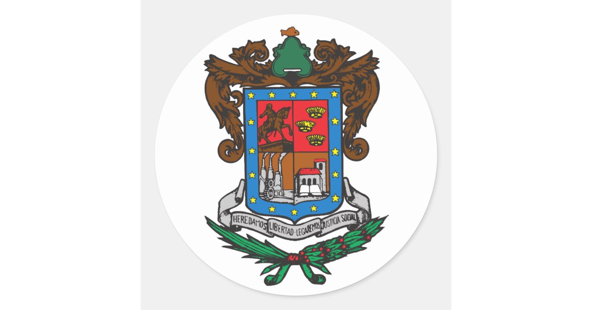 Michoacan, Mexico Classic Round Sticker | Zazzle