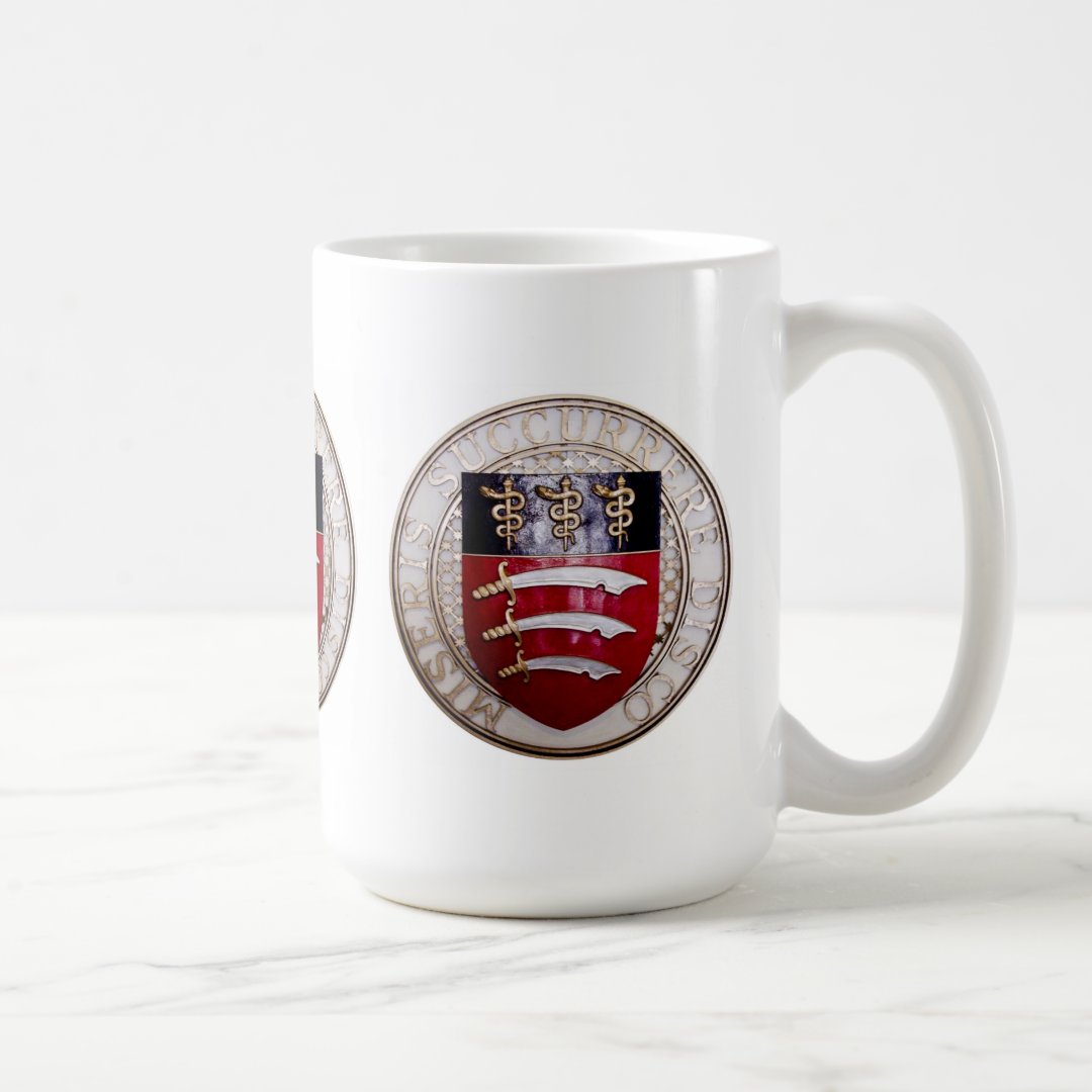 Middlesex Hospital Mug with colour badge | Zazzle