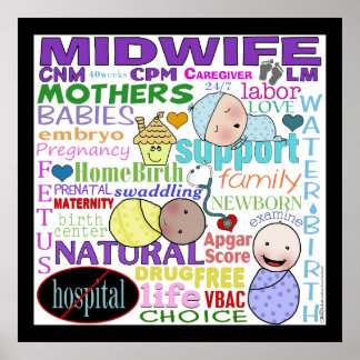 Midwifery Posters | Zazzle.co.uk
