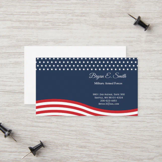 Military Business Card | Zazzle
