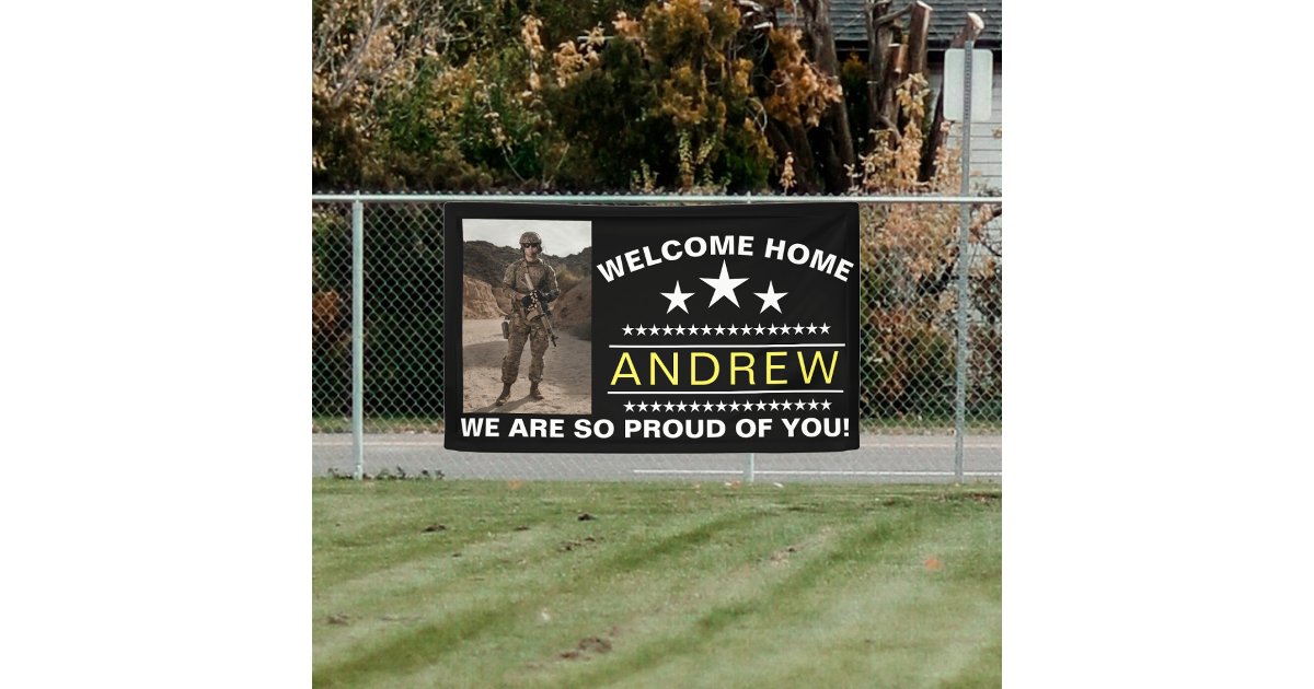 Military Welcome Home Banner | Army National Guard | Zazzle