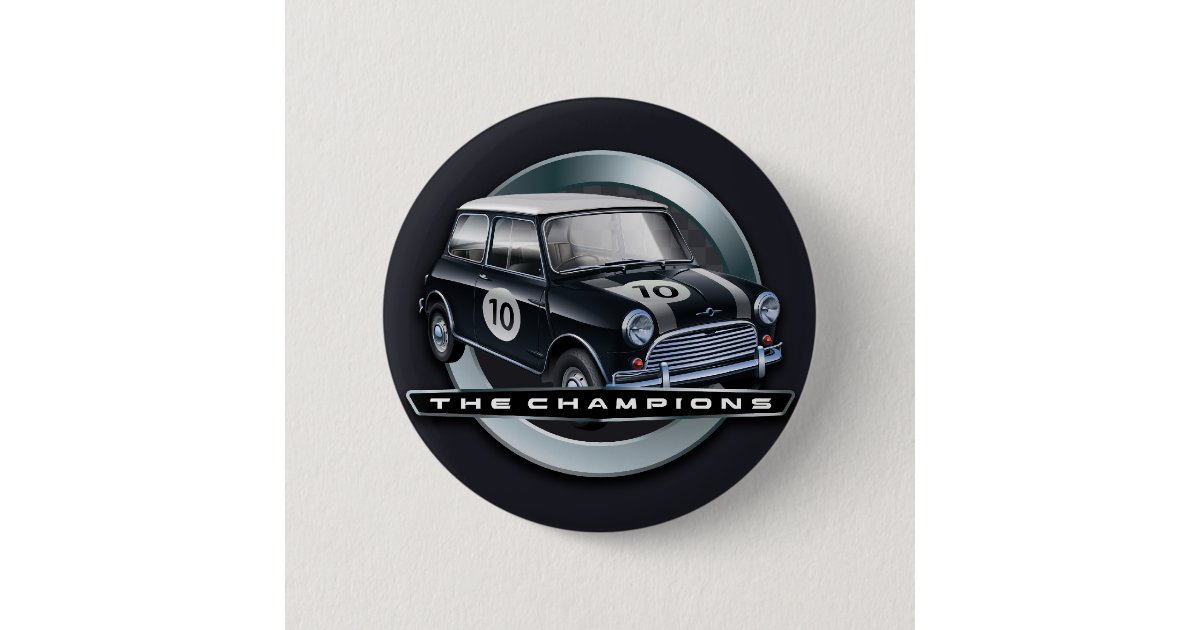 Mini Cooper S black 6 Cm Round Badge | Zazzle