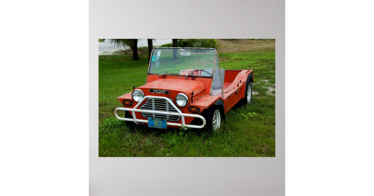 Mini Moke Poster | Zazzle