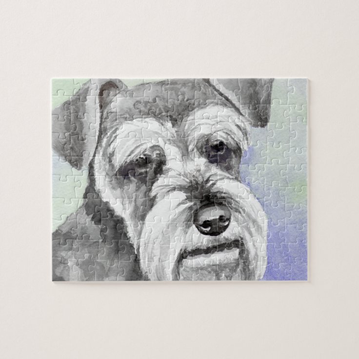 Miniature Schnauzer Jigsaw Puzzles | Zazzle