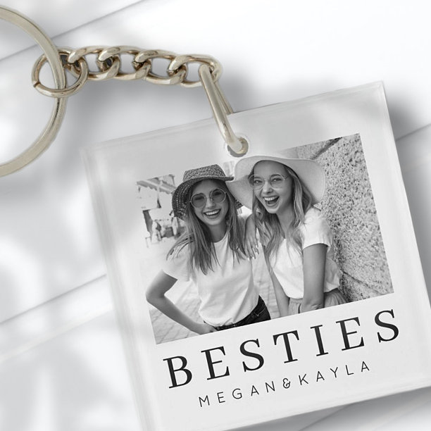 Best Friend Key Rings & Keychains | Zazzle UK
