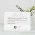 Minimalist Real Estate Agent Grateful Appreciation Thank You Card | Zazzle