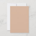 Minimalist Tan Arch Wedding Reserved Sign Card | Zazzle