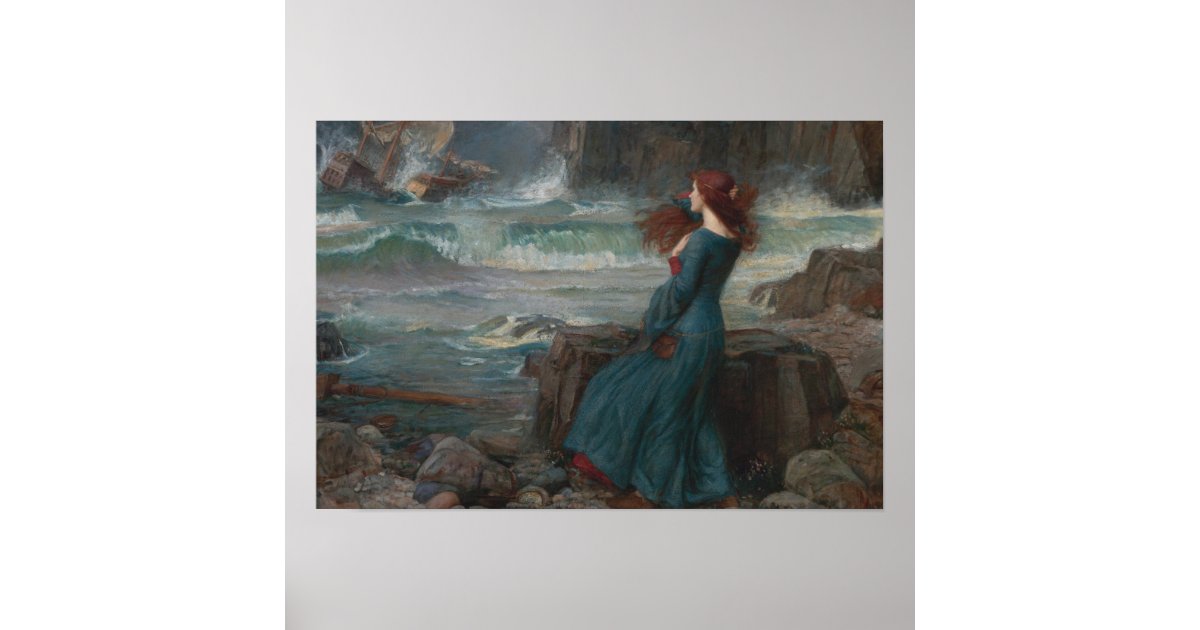 Miranda from the Tempest Poster | Zazzle