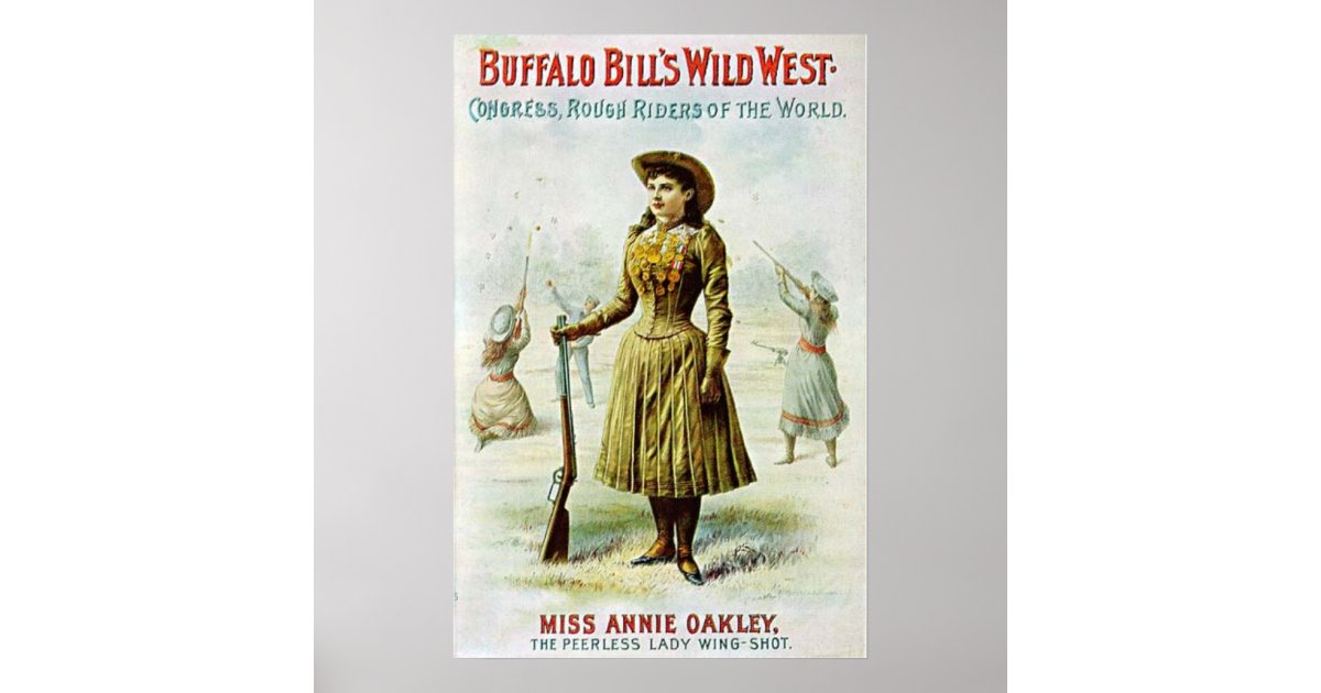 Miss Annie Oakley Poster | Zazzle