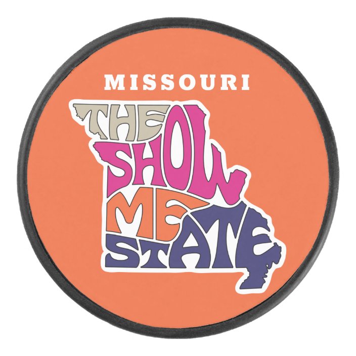 Missouri State Nickname Word Art Hockey Puck | Zazzle.co.uk