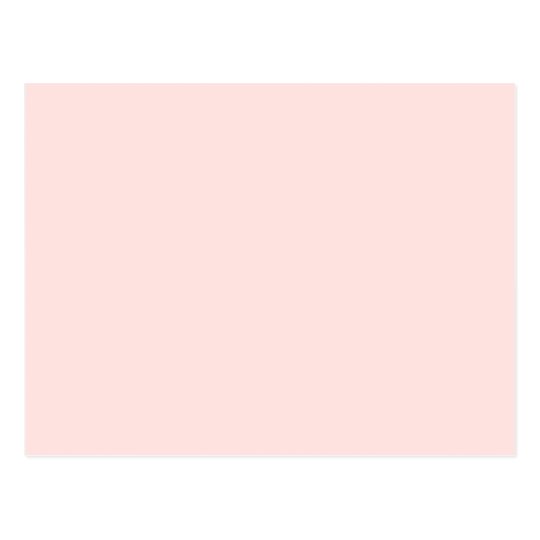 Misty rose hex code FFE4E1 Postcard | Zazzle.co.uk