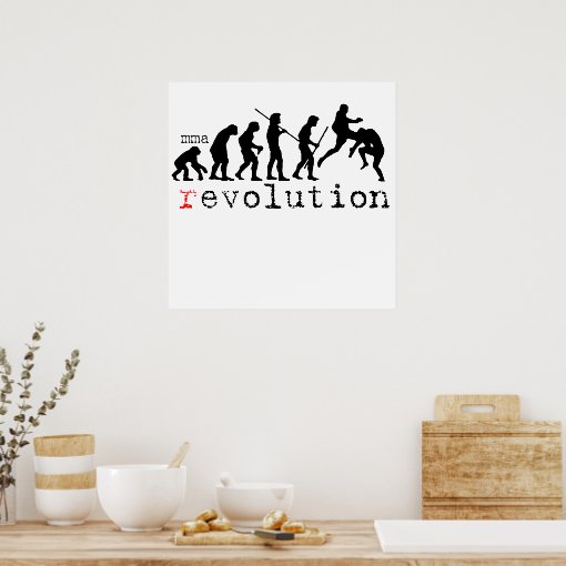 mma (r)evolution chart Poster Print | Zazzle