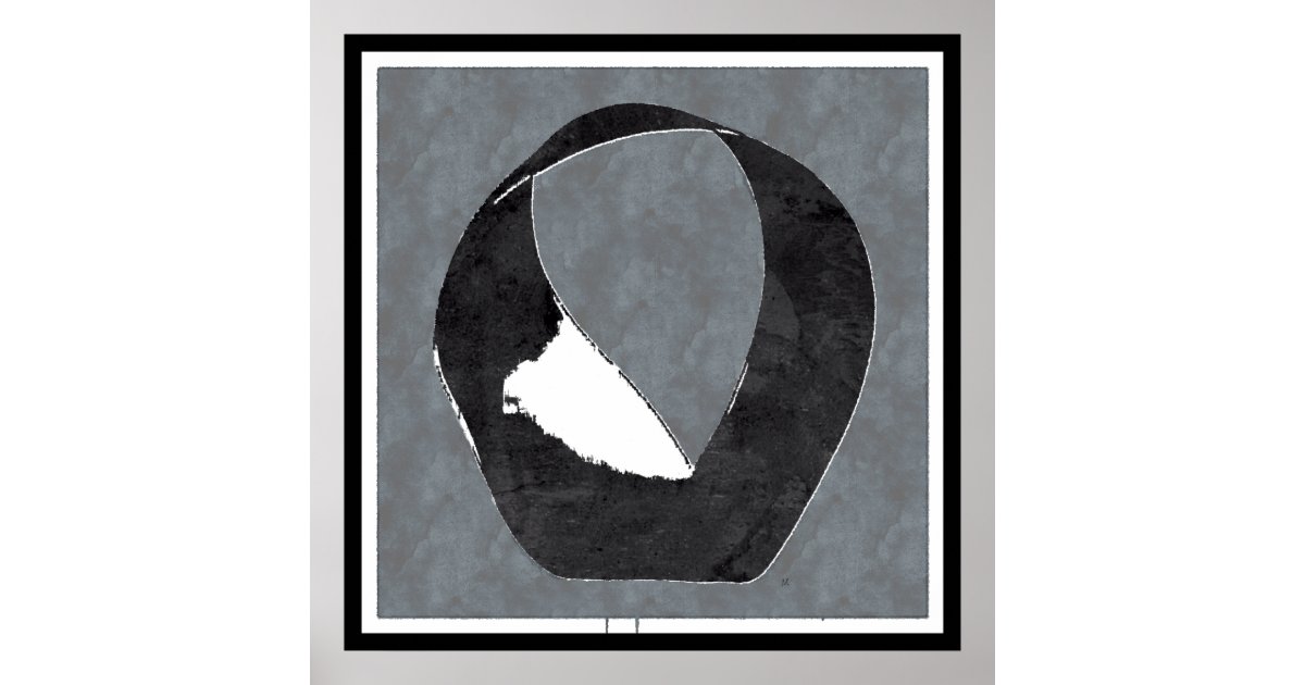 Mobius Strip Zen Enso Poster | Zazzle