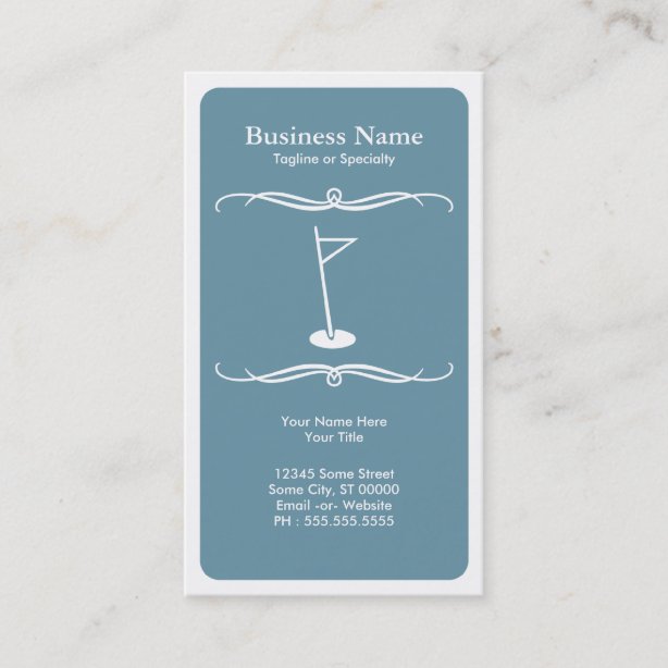 Golf Business Cards | Zazzle UK