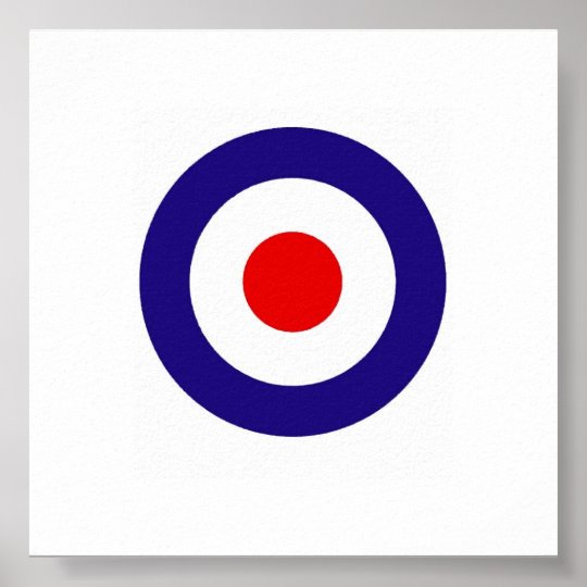 Mod Symbol Poster | Zazzle.co.uk