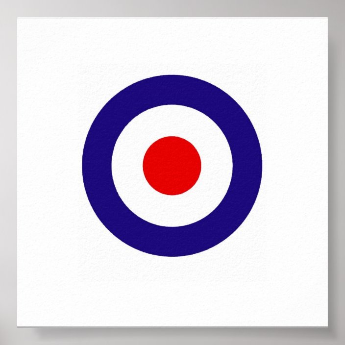 Mod Symbol Poster | Zazzle.co.uk