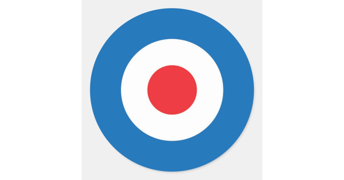 MOD TARGET STICKERS SHEET OF TWENTY | Zazzle