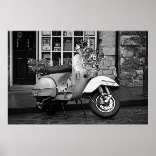 Moped Posters & Prints | Zazzle UK