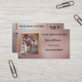 Modern Ballet Dance Studio Business Card | Zazzle