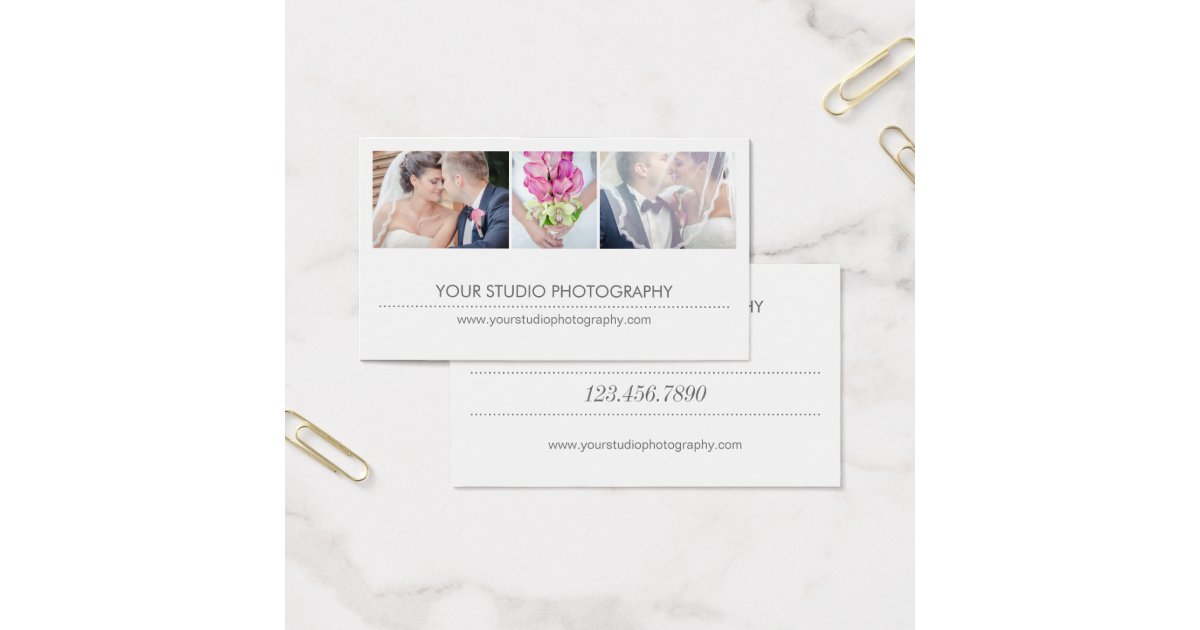 Modern Collage Business Card | Zazzle.co.uk