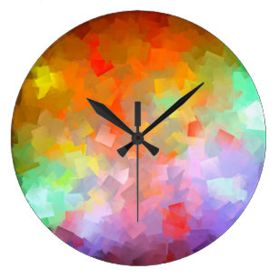Cubism Wall Clocks | Zazzle UK