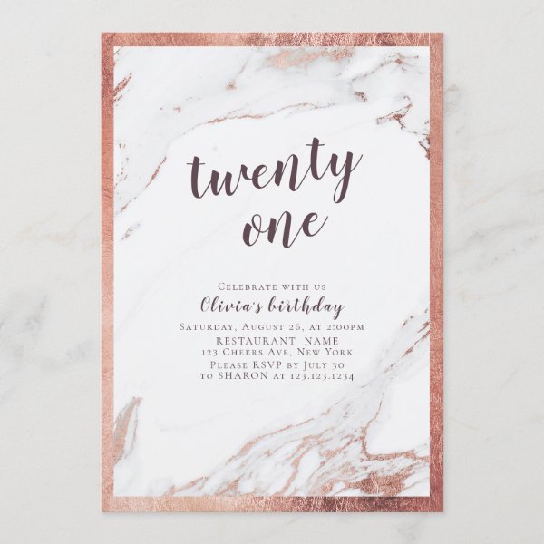 Luxury Birthday Invitations | Zazzle UK