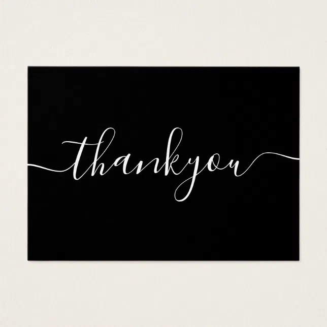Modern Minimal Business Thank You For Order Insert | Zazzle