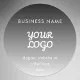 Modern Promotional Logo & Text | Editable Colour Classic Round Sticker ...