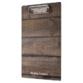 Modern Rustic Wood Wedding Planner Clipboard | Zazzle