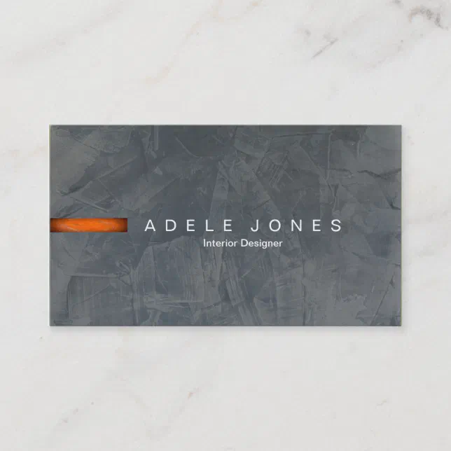 Modern Slate Business Card | Zazzle