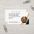 Modern Taxi Driver City Cab Service Business Card | Zazzle