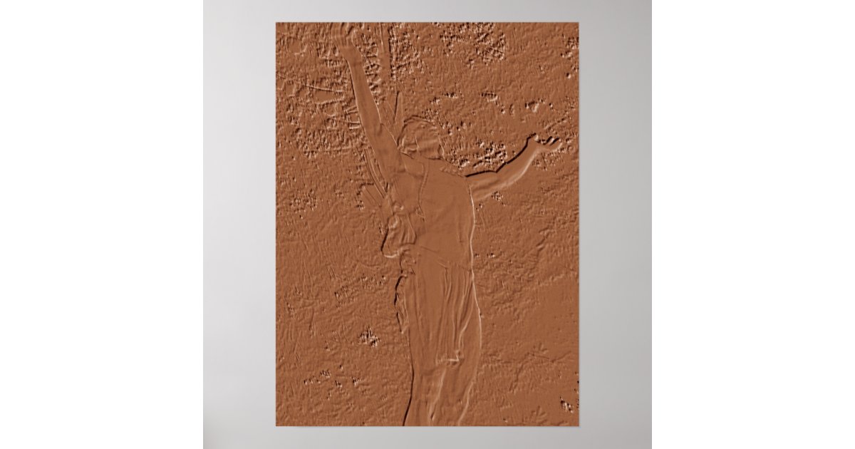 Mohawk Trail Statue Poster | Zazzle