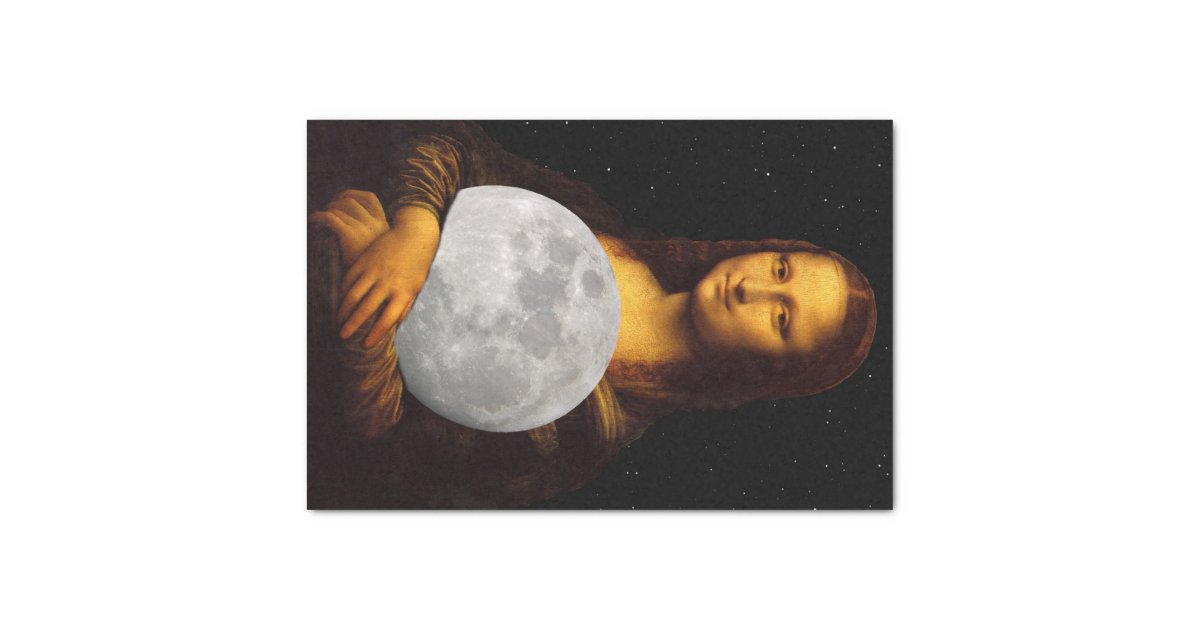 Mona Moona Lisa Tissue Paper | Zazzle