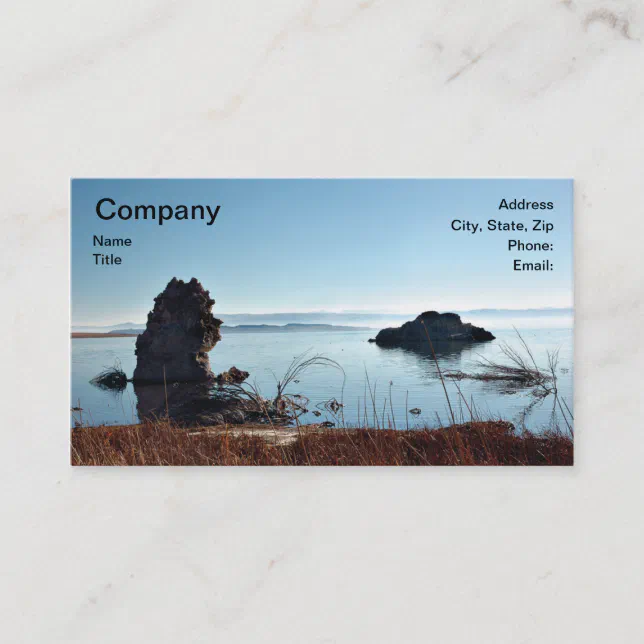 Mono Lake Tufas Business Card | Zazzle