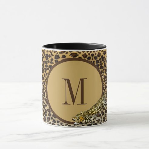 Leopard Print Coffee & Travel Mugs | Zazzle UK