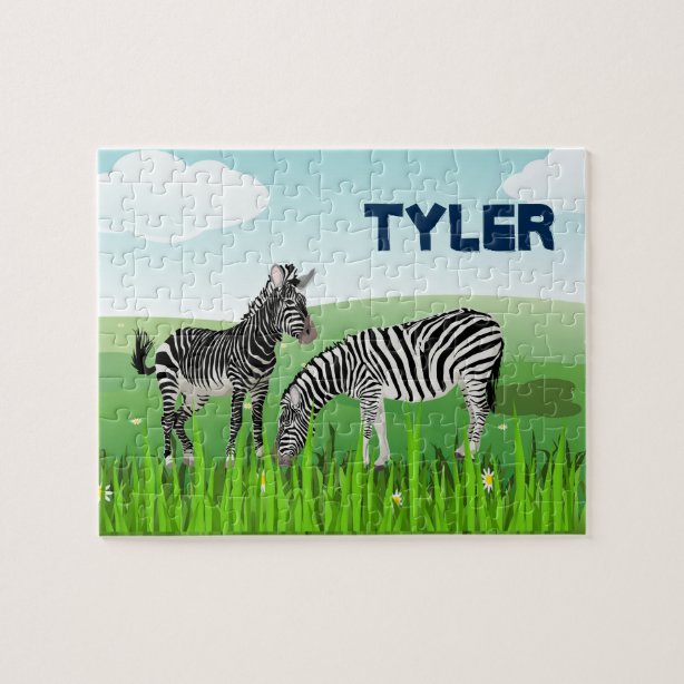 Zebra Jigsaw Puzzles | Zazzle.co.uk