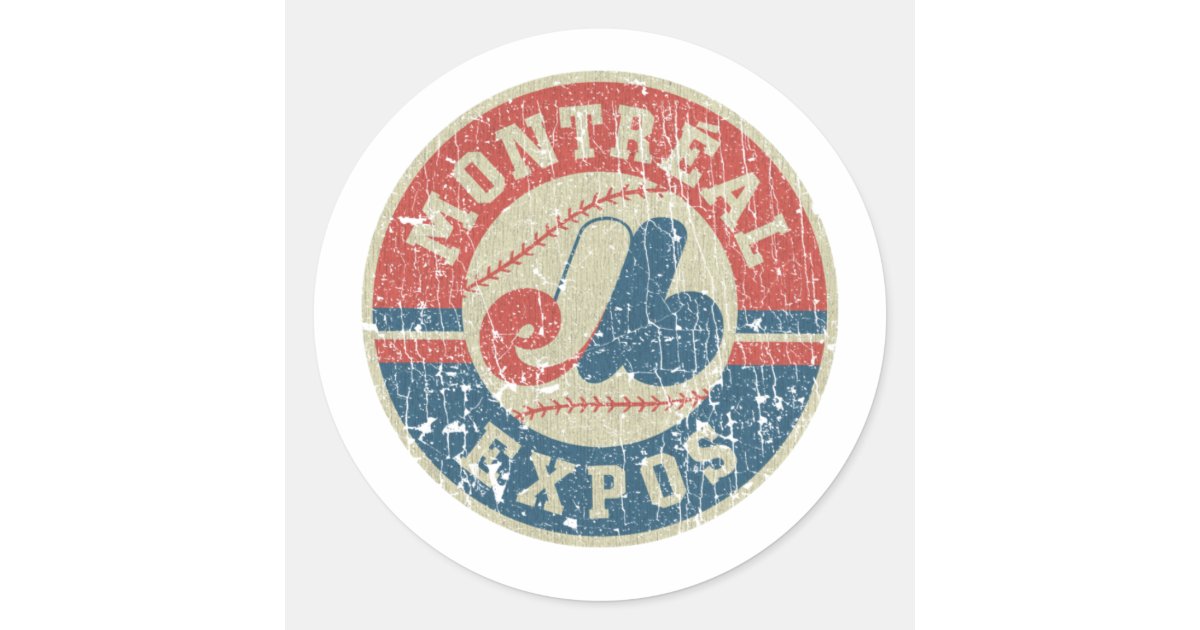 Montreal Expos 1969 Classic Round Sticker | Zazzle
