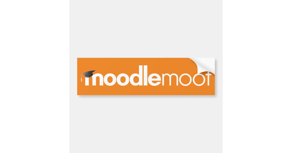 Moodle Moot bumper sticker | Zazzle