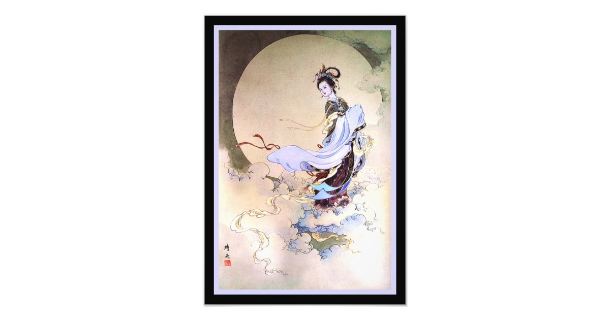 Moon Goddess Chang'e Photo Print | Zazzle