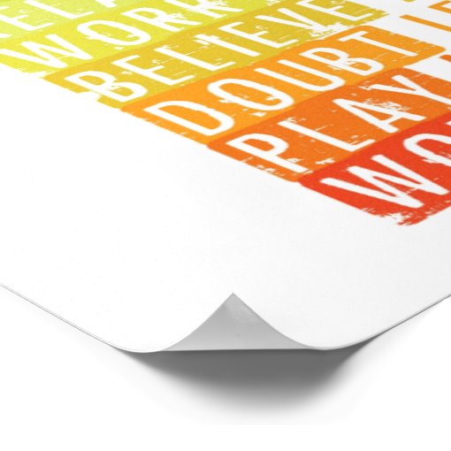 More and Less Poster | Zazzle