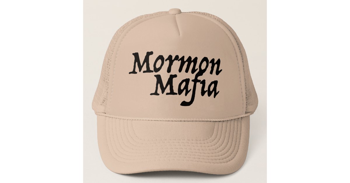 Mormon Mafia Trucker Hat | Zazzle