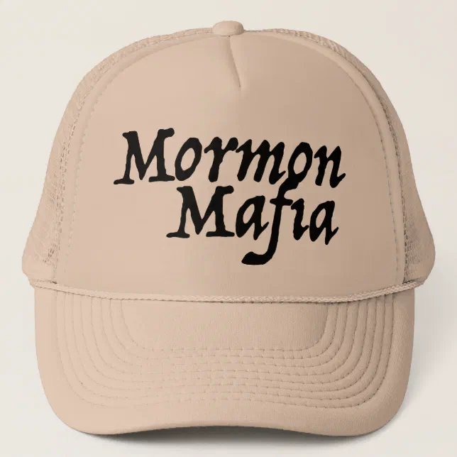 Mormon Mafia Trucker Hat | Zazzle