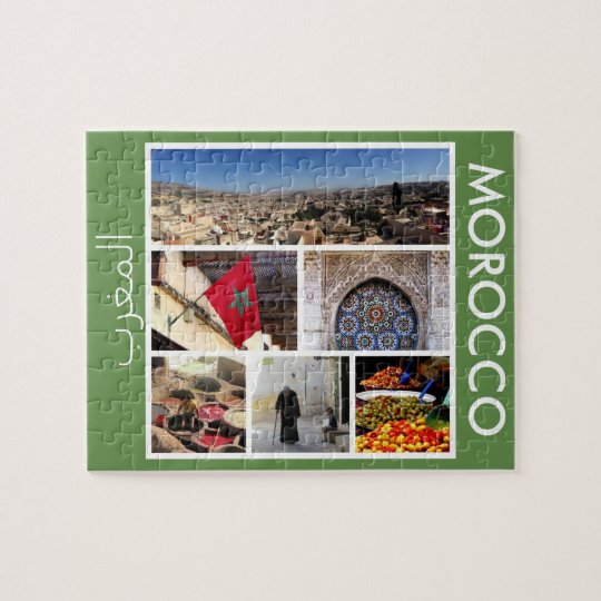 morocco المغرب‎ jigsaw puzzle | Zazzle.co.uk