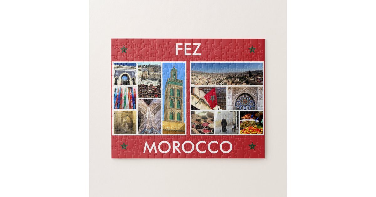 morocco fez scenes jigsaw puzzle | Zazzle