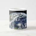 Mosaic Image Of Planet Earth With 3 Hurricanes Large Coffee Mug | Zazzle