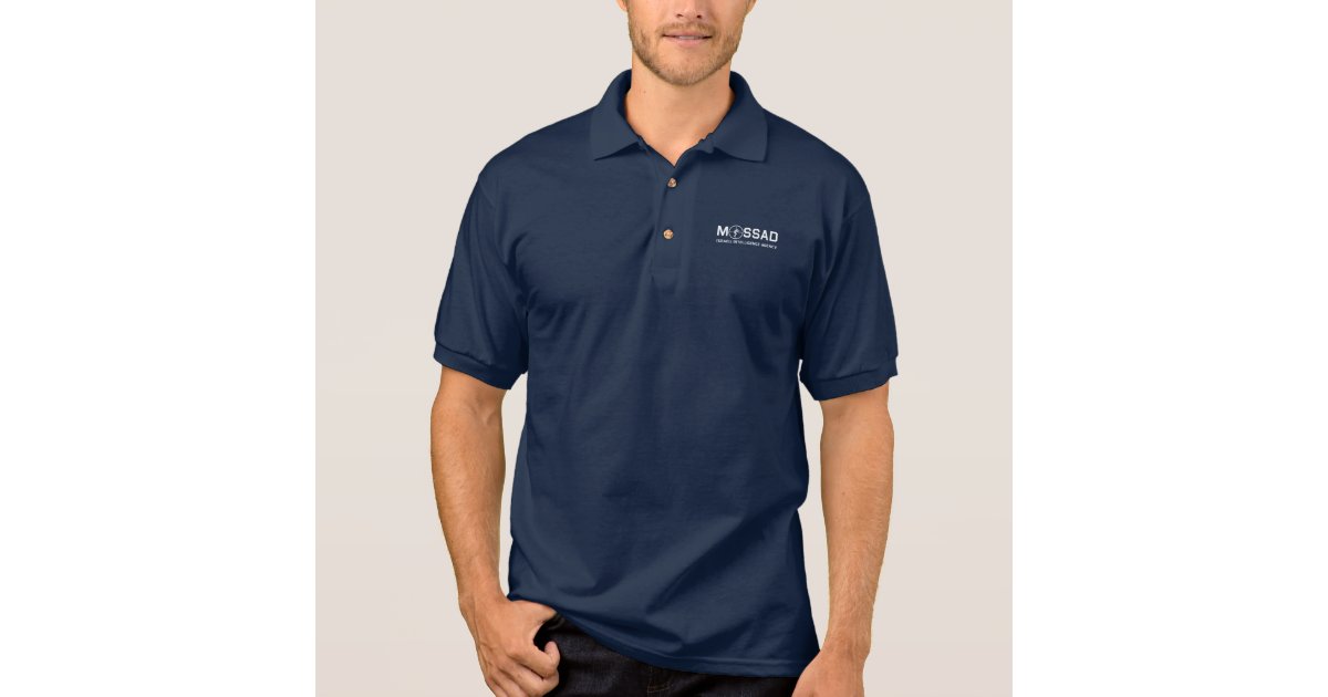 Mossad - Israeli Intelligence Agency - Scope Polo Shirt | Zazzle