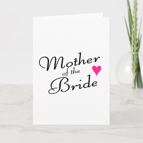 Mother of the Bride Cards & Invitations | Zazzle UK