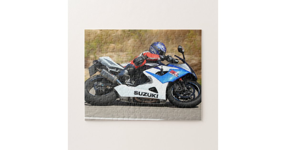 MOTORCYCLE MOTORCYCLE JIGSAW PUZZLE | Zazzle