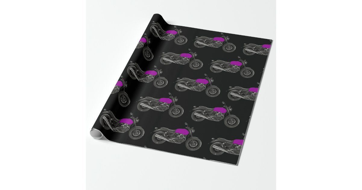 Motorcycle Wrapping Paper | Zazzle
